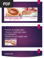 Hand Spa Tools, Supplies and Equipment | PDF