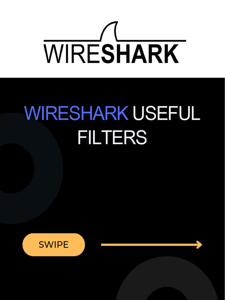 Wireshark Filters Cheat Sheet | PDF | Transmission Control Protocol | Internet Protocols