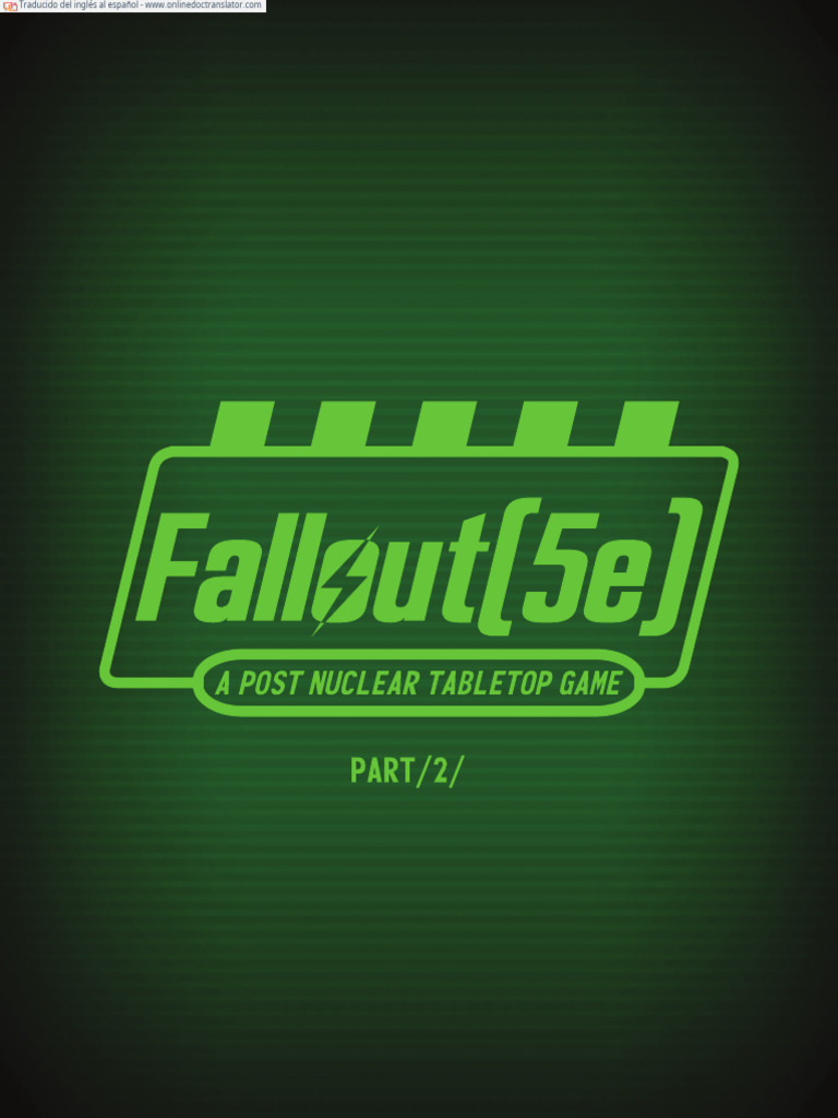 Fallout 5e 2.en - Es | PDF | Armas de fuego | Munición