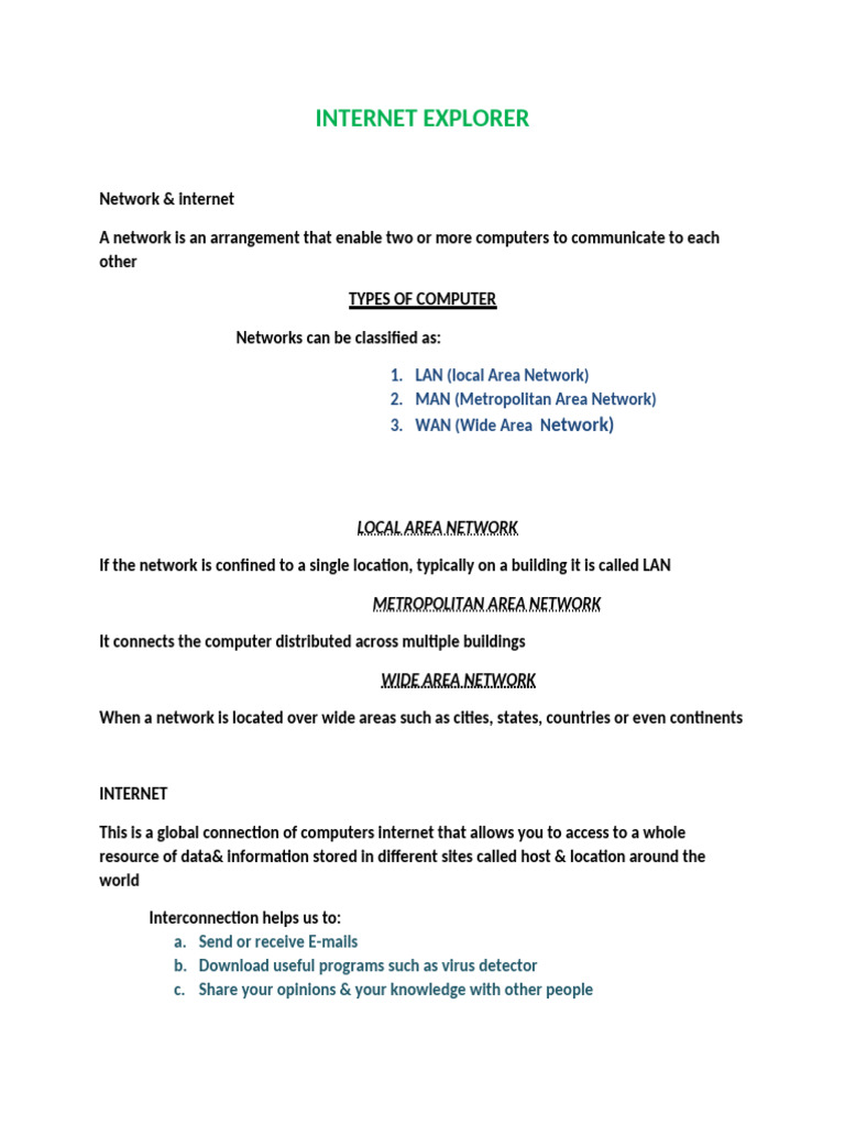 Internet Explorer | PDF