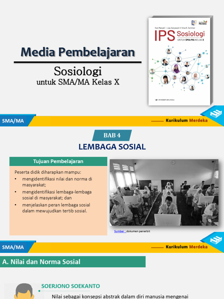 Sma Sosiologi Kelas 10 Bab 4 250116 203621 | PDF