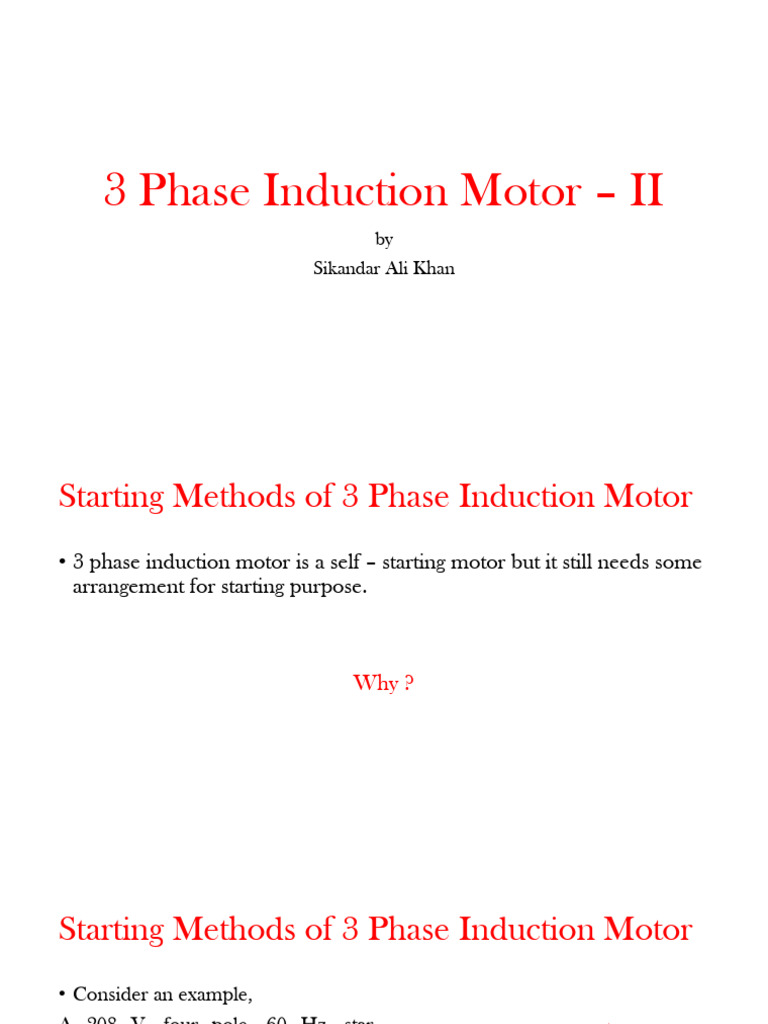 3 Phase Induction Motor 2 Upto Speed Control | PDF | Electric Motor | Relay