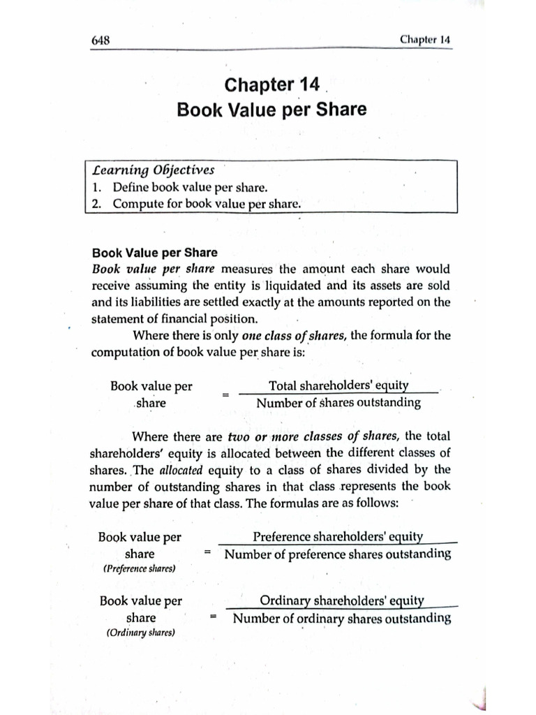 Book Value Per Share | PDF