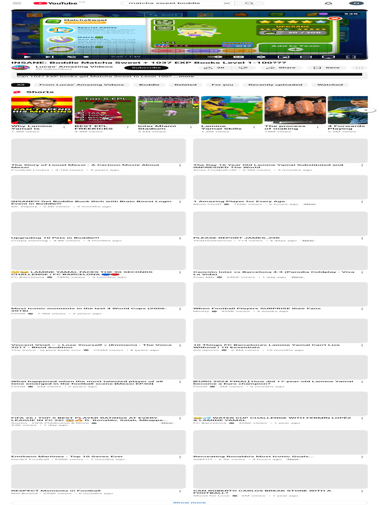 I Just Got Matcha Sweet ???#youtube #Boddle - Youtube | PDF ...