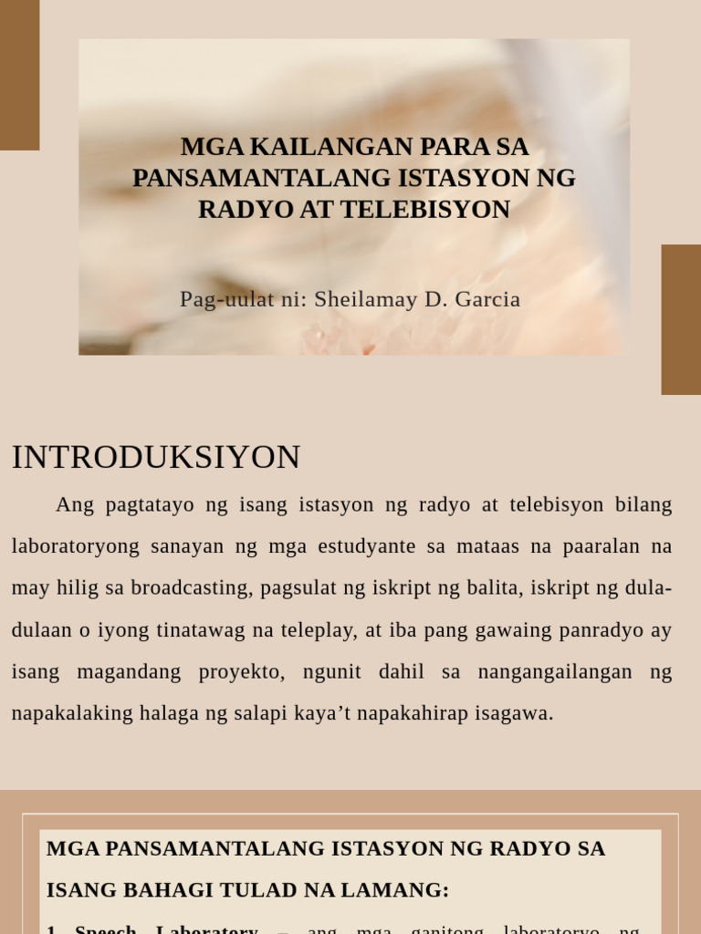 Radyo at Telebisyon | PDF