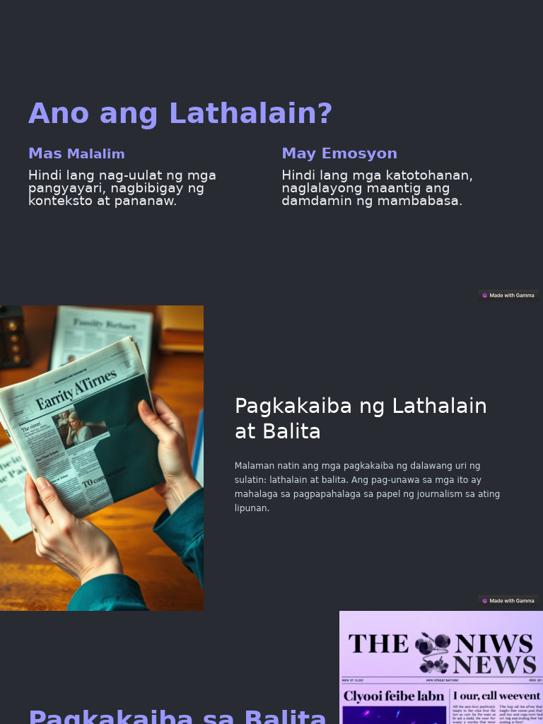 Ano Nga Ba Ang Lathalain | PDF