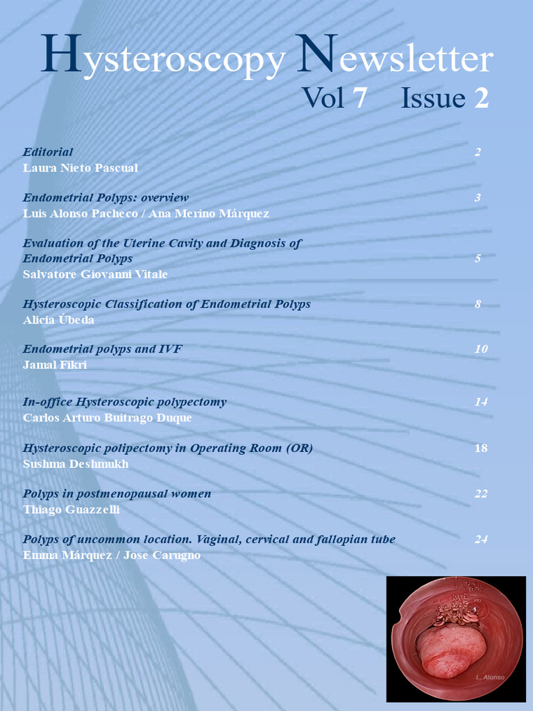 Hysteroscopy Newsletter Vol 7 | PDF | In Vitro Fertilisation | Medical Ultrasound