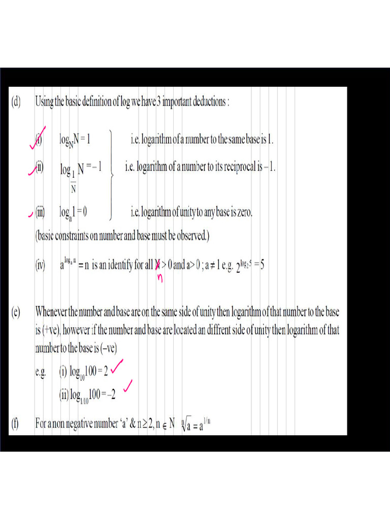 Logarithm Lecture - 2 - Rotated | PDF