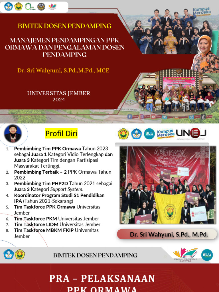Peran Dosen dalam Program PPK Ormawa | PDF