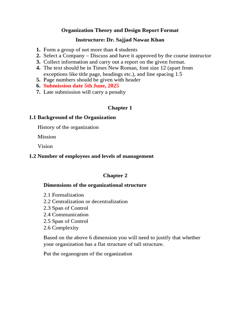 OTD Report Format Copy | PDF