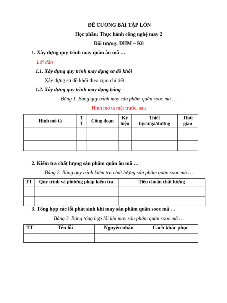 De Cuong BTL - HP THCNM2-K8 | PDF