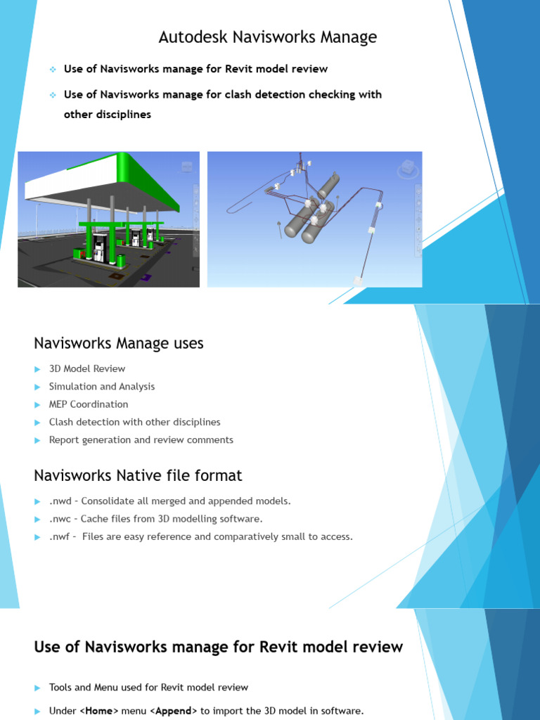 Autodesk Navisworks Manage For Model Review & Clash Detection | PDF | Autodesk Revit | 3 D ...