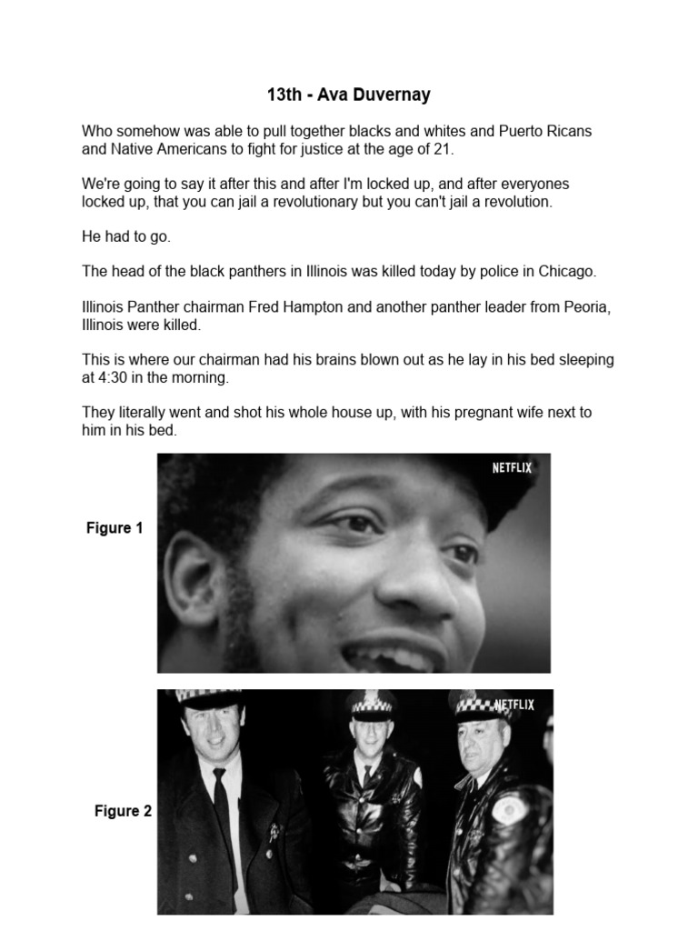 13th - Ava Duvernay Documentary | PDF