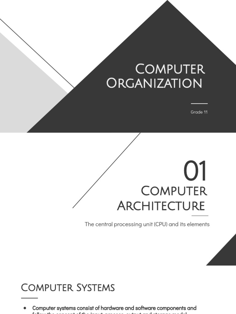 IB Computer Science Topic 2 - Computer Organization | PDF | Computer ...