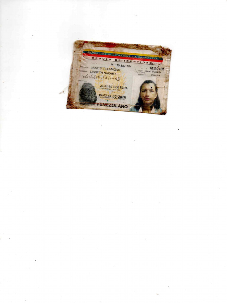 Cedula Lisbeth Jaimes | PDF