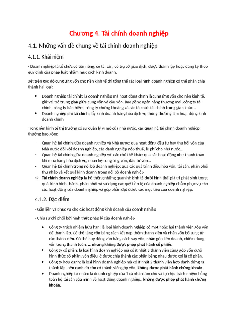 TCTT Chương 4 | PDF