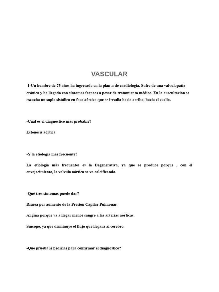 Examen Final - 2020 | PDF | Enfermedades y trastornos | Medicina CLINICA