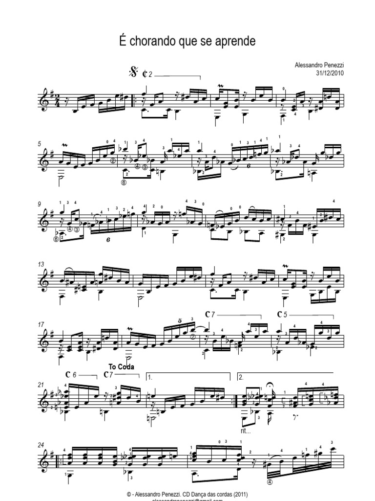 É Chorando Que Se Aprende | PDF