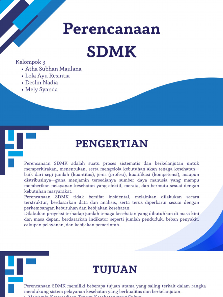 Perencanaan SDMK | PDF