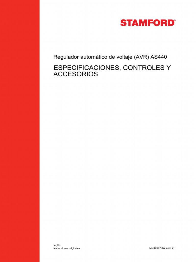 Manual del AVR AS440 en Español | PDF | Transformador | Resistor