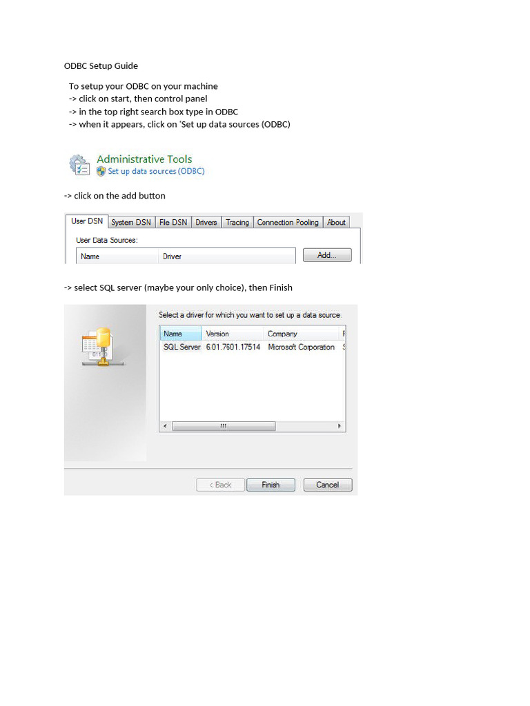 simple-odbc-setup-guide | PDF