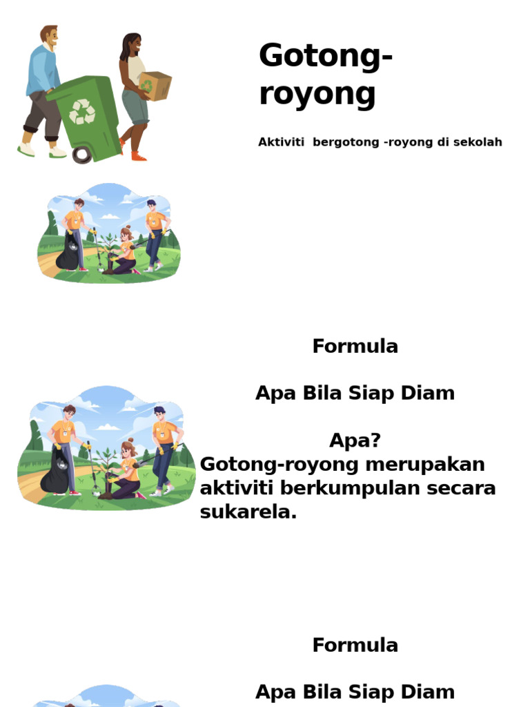 Gotong - Royong | PDF