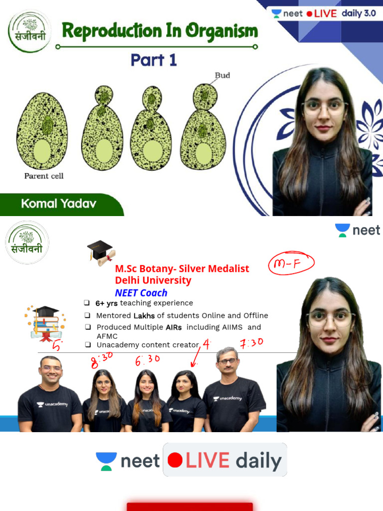 15apr Repro in Organism L1 | PDF | Reproduction | Organisms
