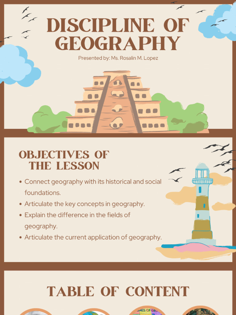 DISS Lesson 2.3 - The Discipline of Geography | PDF