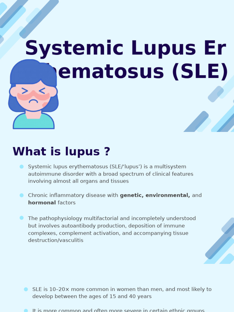 Systemic Lupus Er Ythematosus (SLE) | PDF | Diseases And Disorders ...