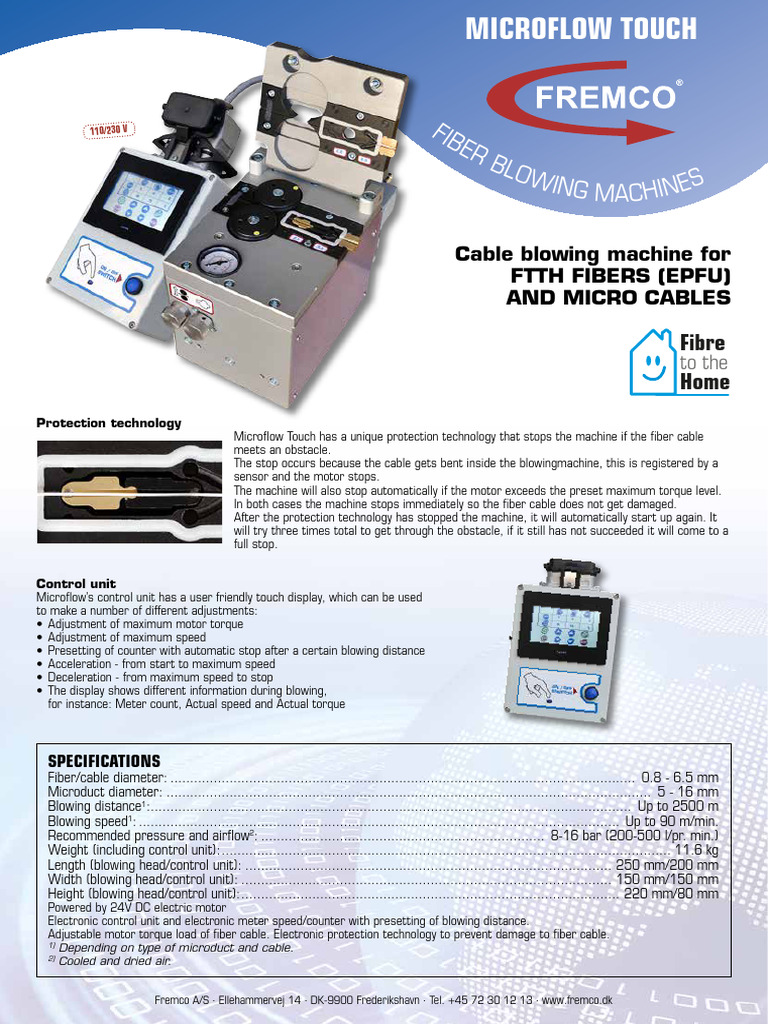 MicroFlow DataSheet 1018 | PDF | Optical Fiber | Manufactured Goods