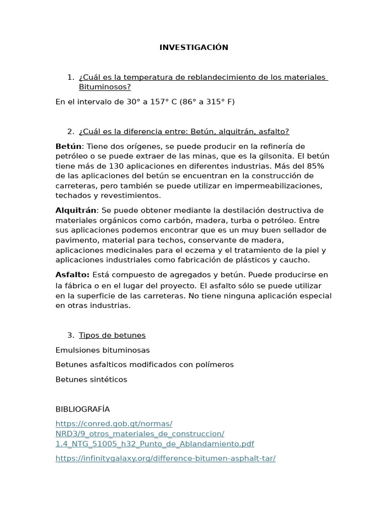 Betunes | PDF