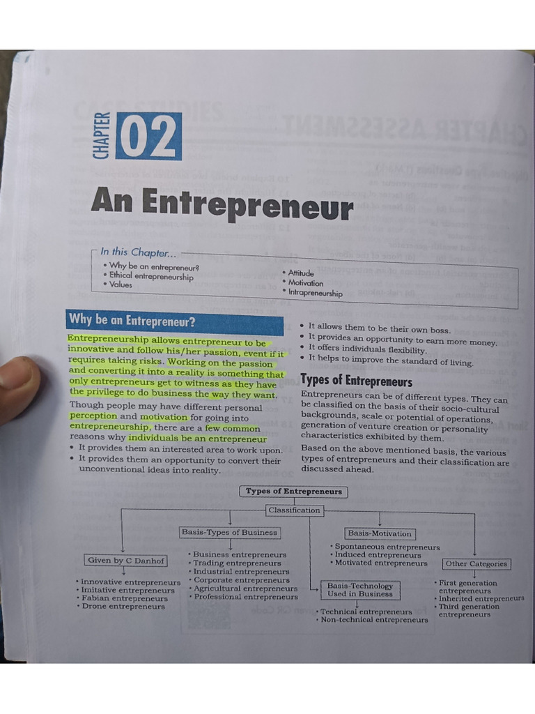 Chapter 2 An Entrepreneur | PDF