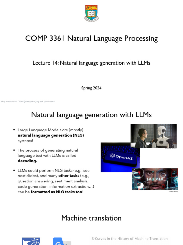 Natural Language Generation With LLMs 1 | PDF | Artificial Intelligence | Intelligence (AI ...