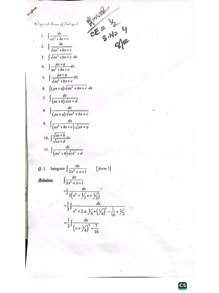 Integral Calculas PDF 2 by Mainuddin Sir | PDF