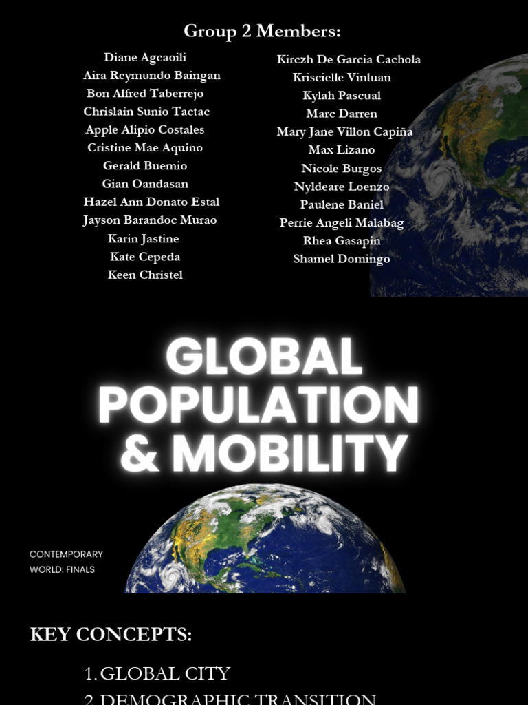 Global Population & Mobility 20250510 180519 0000 | PDF | Human ...
