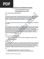 8451 Entrepreneurship Education UNEB Sample Paper New Curriculum 2024 ...