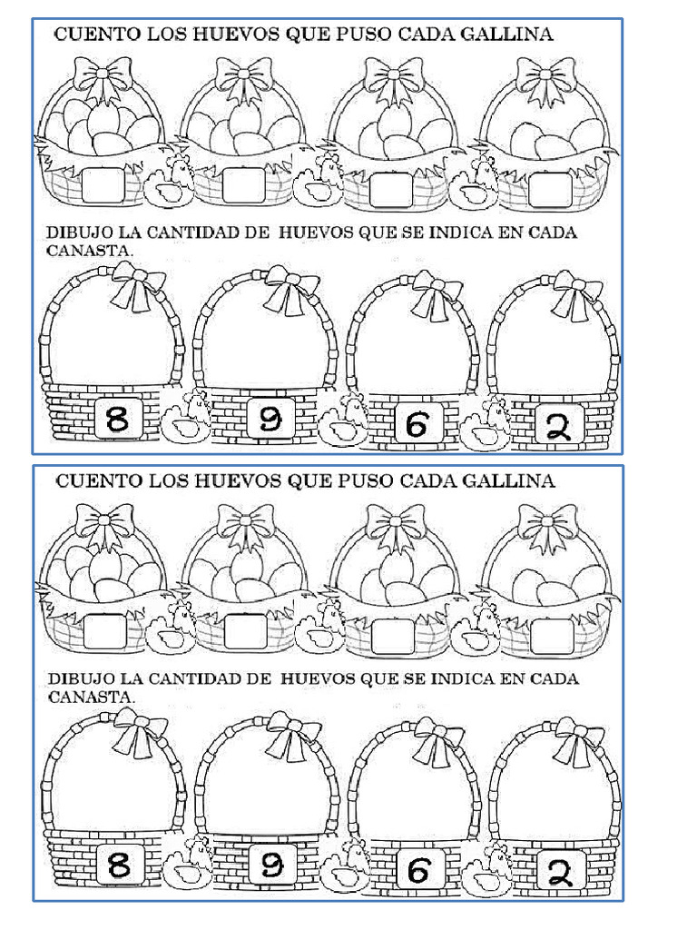 Cuaderno Huevos 5 | PDF