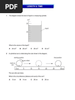 Answer All Questions: Igcse/O Level Physics Light Exercise | PDF | Optics | Prism