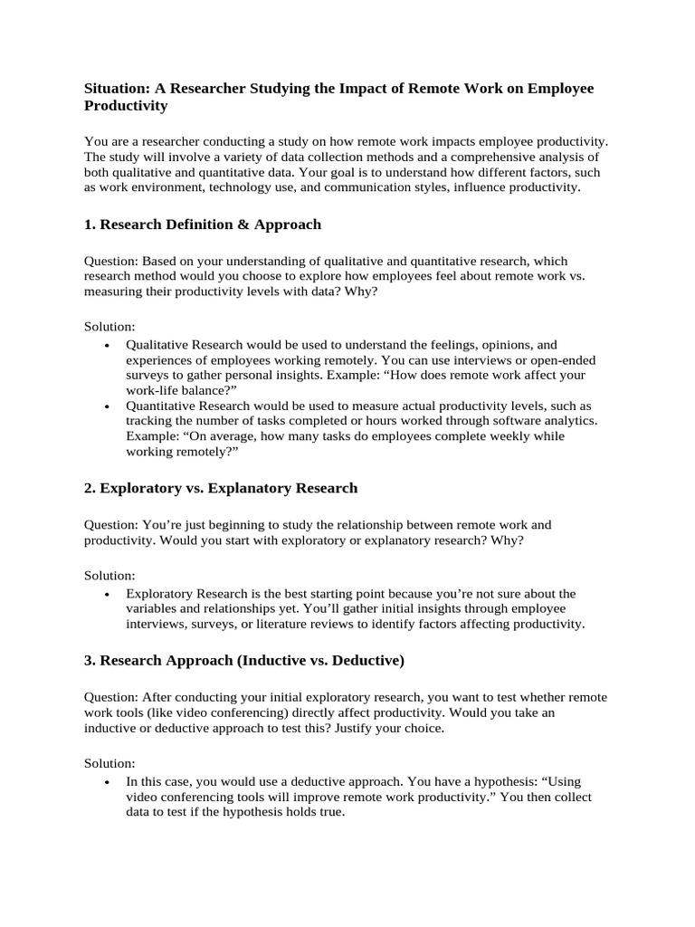 Situational Questioner 01 | PDF | Sampling (Statistics) | Quantitative ...