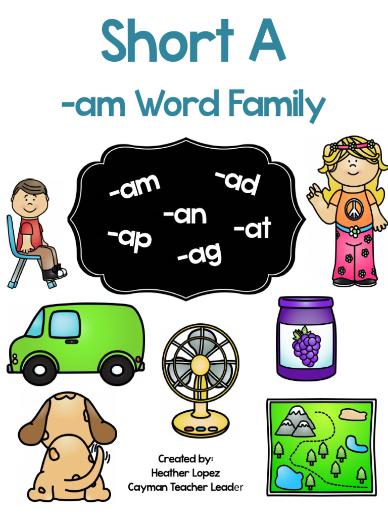 Short A -am Family Worksheets | PDF