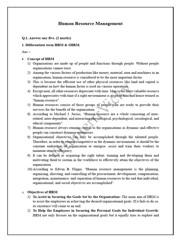 Human Resource Management | PDF | Human Resources | Human Resource Management