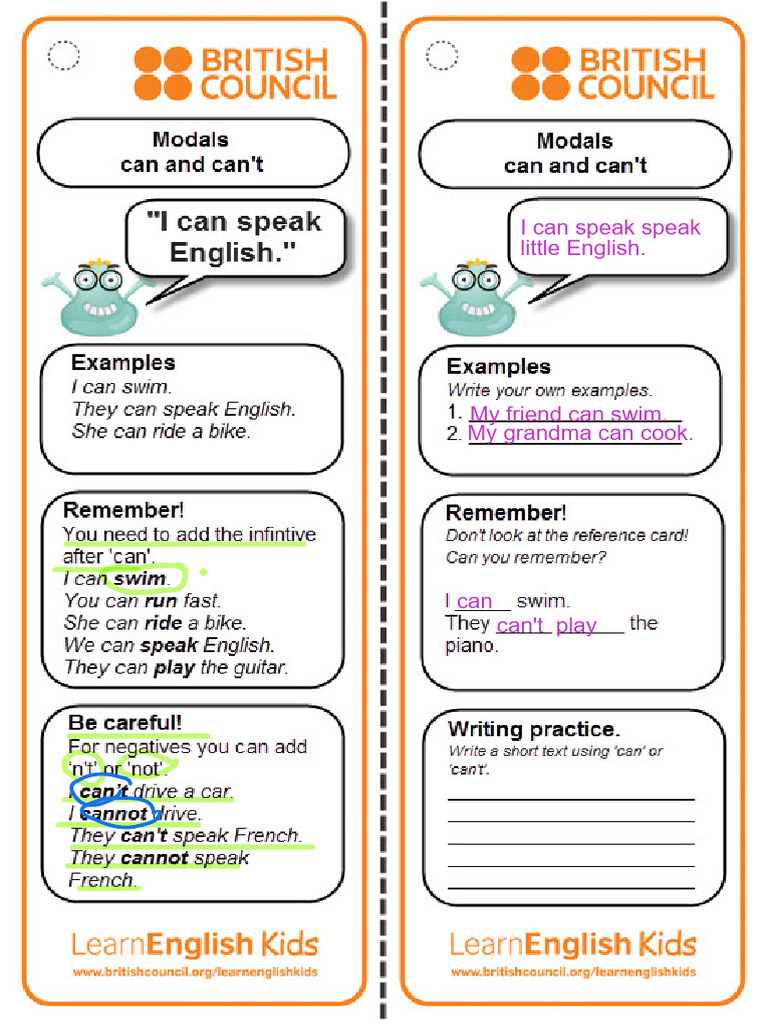 grammar-practice-reference-card-modals-can-and-cant | PDF