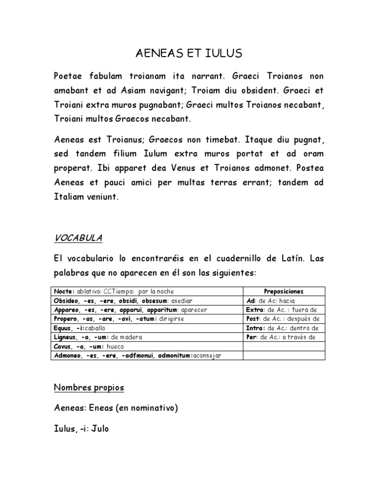 Aeneas Et Iulus | PDF | Clásicos