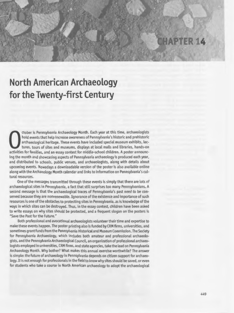 North American Archaeology For The 21st Century | PDF | Archaeology ...