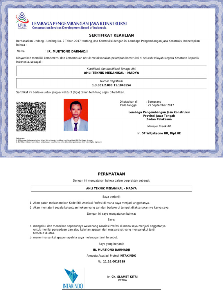 Mekanikal Murtiono E-Sbu | PDF