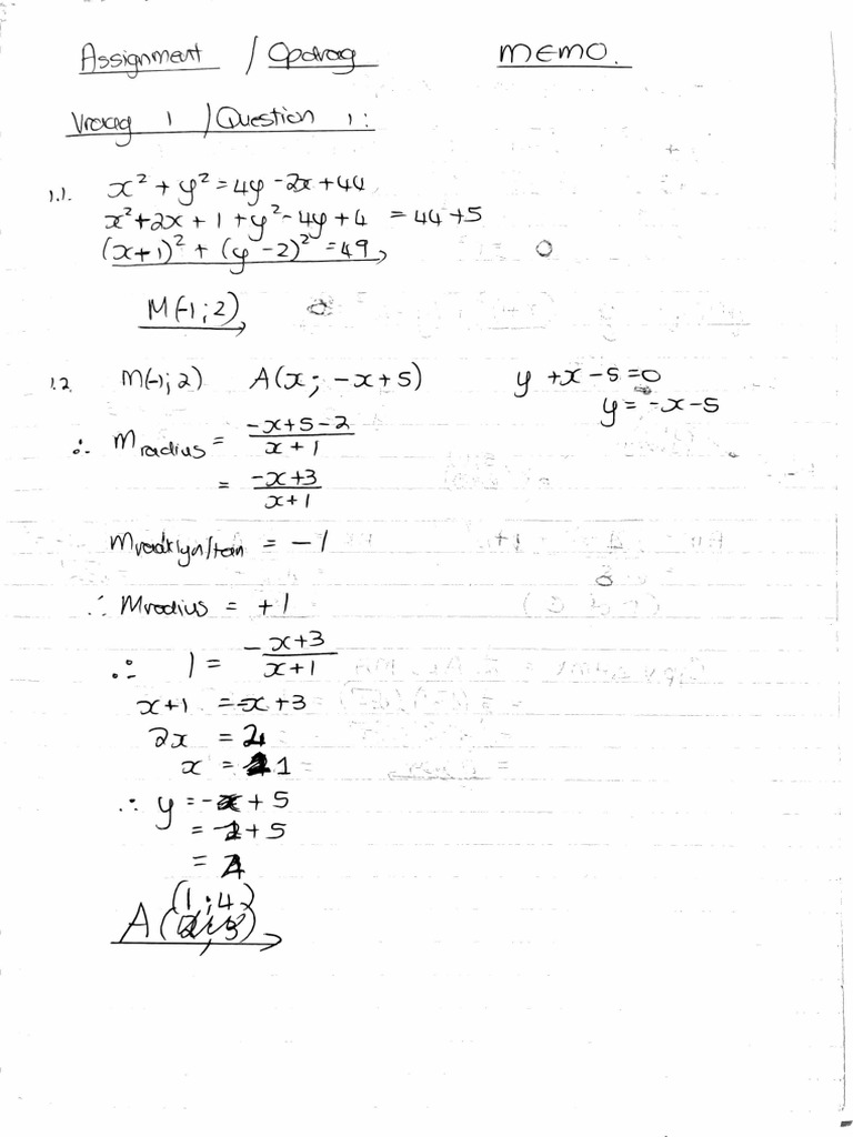 Opdrag Mei 2025 MEMO | PDF