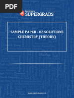 ISC 2025 Class 12 Chemistry Solution | PDF | Chemical Reactions | Molecules