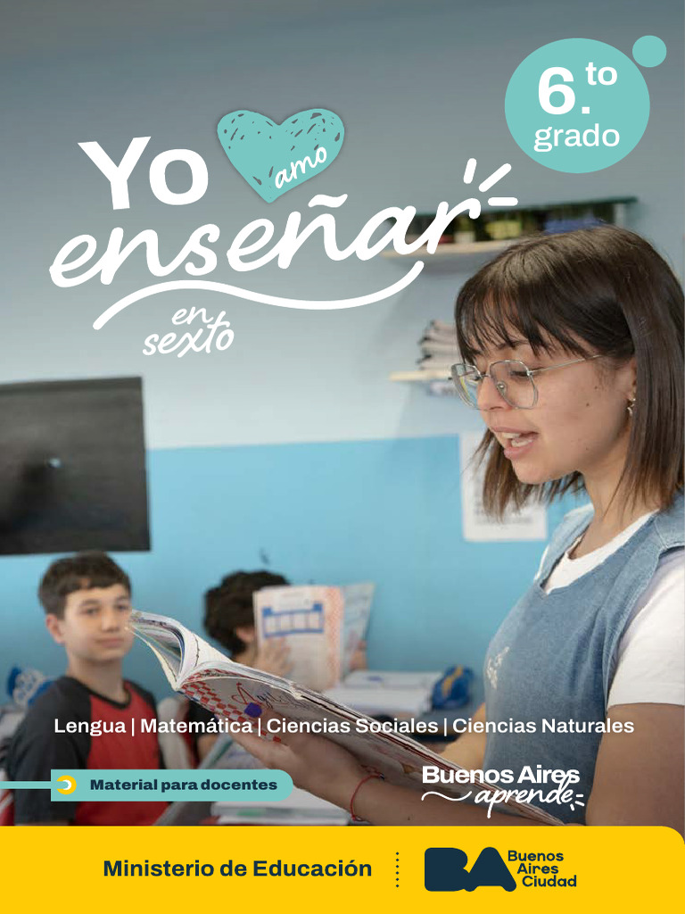 Yo amo enseñar en sexto grado | PDF | Enseñando | Educación primaria