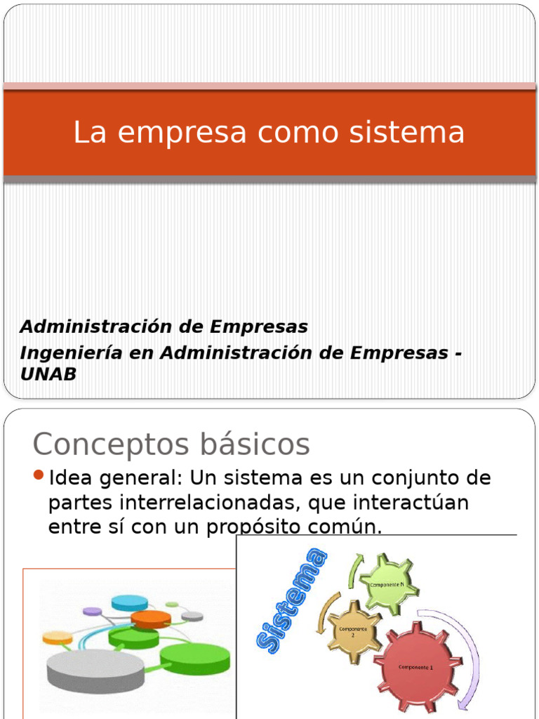 1.2 FUND. ADM - La Empresa Como Sistema | PDF | Sistema | Business