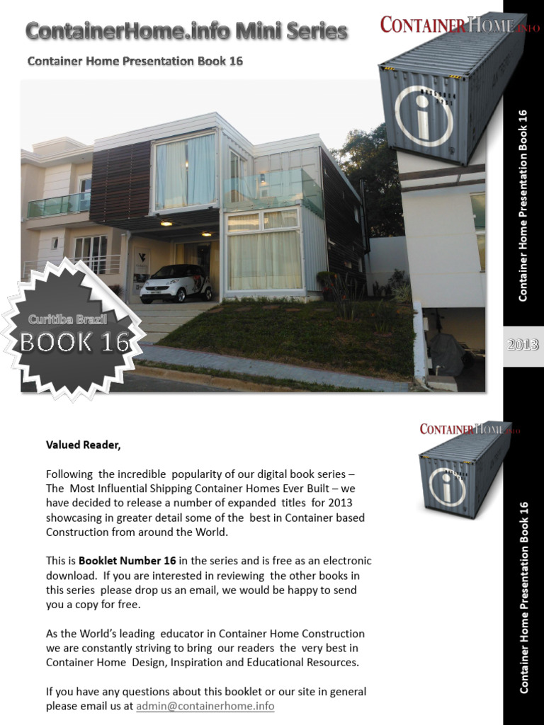 Shipping Container Homes - Book 16 (PDFDrive) | PDF | Room | Home